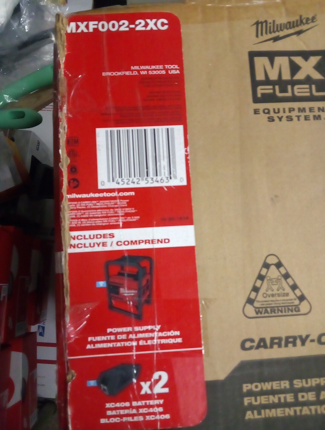 Milwaukee MX FUEL 3600W/1800W Power Supply (MXF002-2XC) for sale online ...