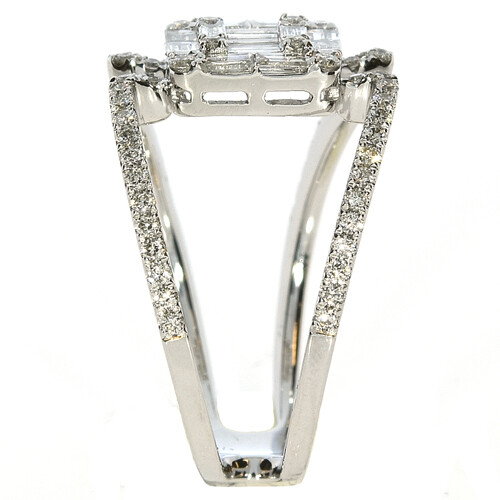 Wow Fine 1.05ct a Diamonds Wedding Engagement Ring 18K All Natural G ...