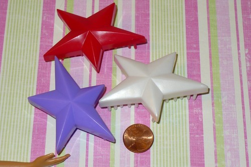 MGA BRATZ DOLL ~ 3 piece STAR SHAPED HAIR BRUSHES ~ Hairbrush Lot | eBay