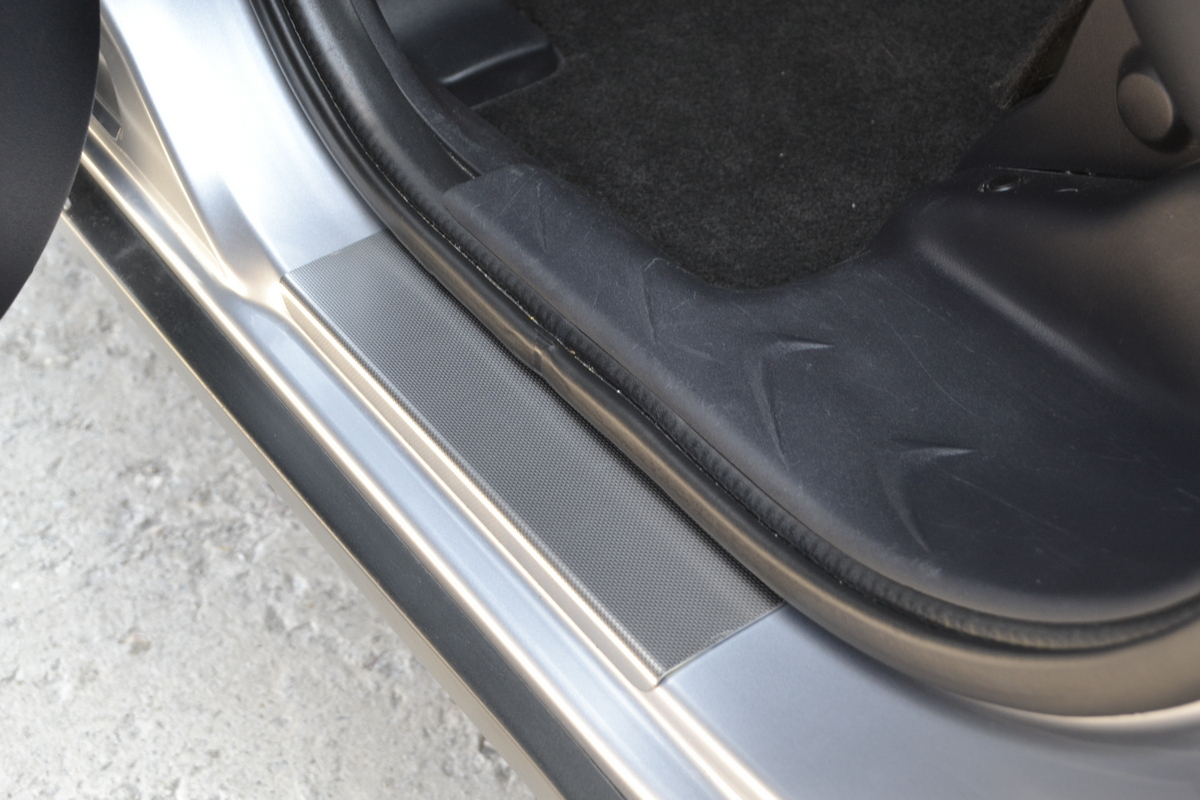 Door Sill Scuff Plate Protectors Scuff Guard fit Mitsubishi Outlander ...