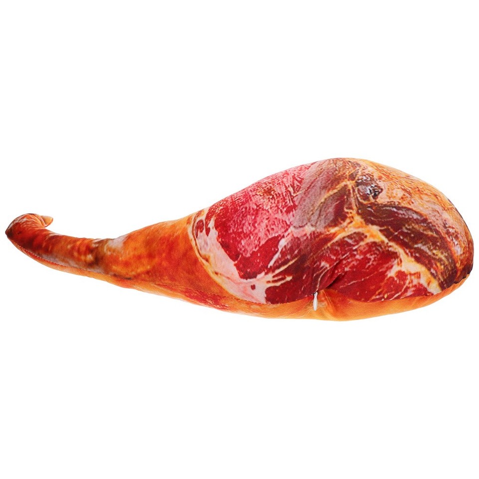 Plush Toy Simulation Ham Throw Pillow Ham Cushion Ham Stuffed Plush Toy ...