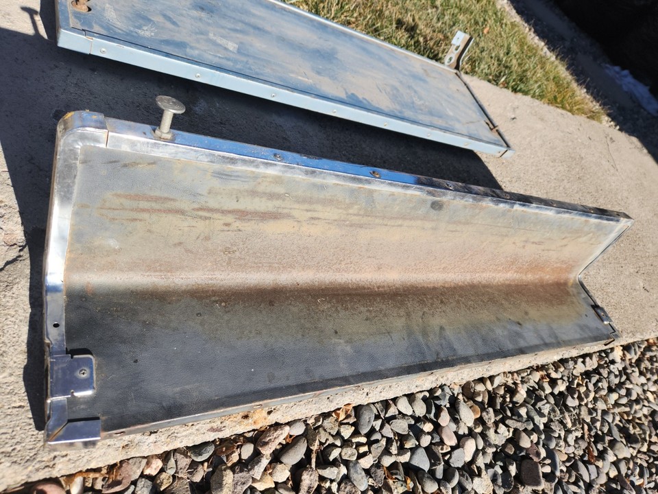 1965-1970 FORD MUSTANG FASTBACK FOLD DOWN REAR SEAT BACKING L SHAPED ...