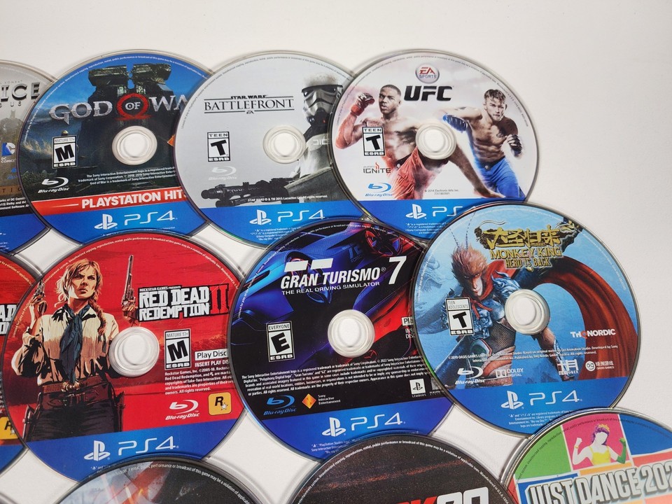 Lot Of 11 PS4 PlayStation 4 Games - Discs Only - *ALL TESTED* -Fast ...