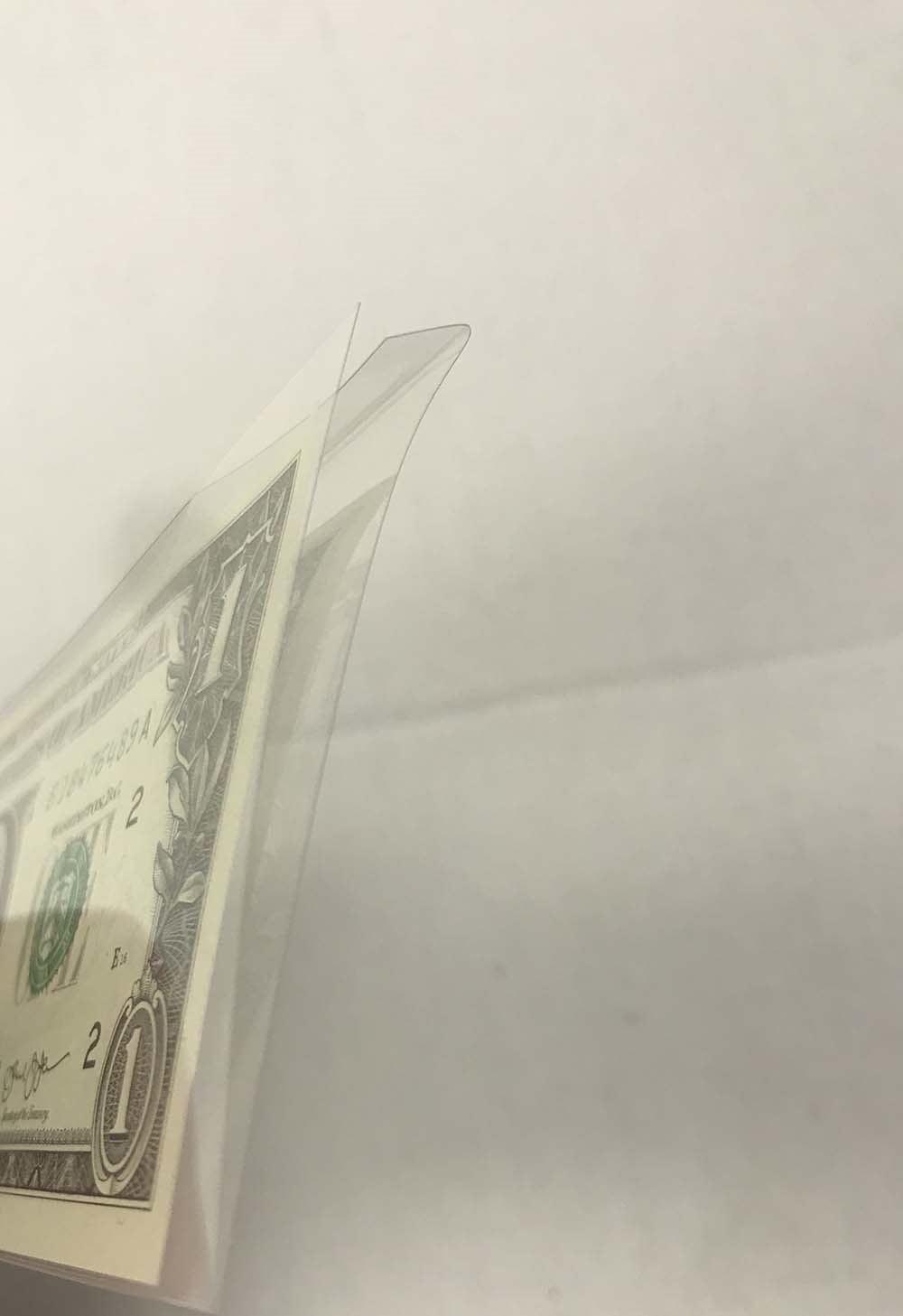 Modern Banknote Currency Sleeves Museum Archival Mylar Polyester ...