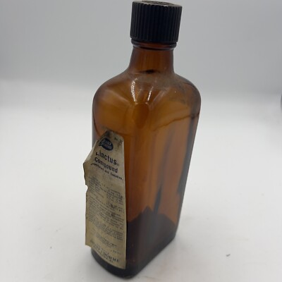Rare Vintage Linctus Codeine Bottle Sharpe Dohme 16oz Amber SPASAVER ...
