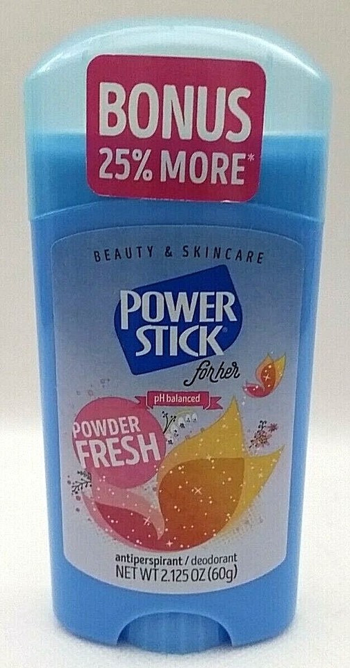 Power Stick Powder Fresh Her Antiperspirant and Deodorant, 2.125 oz ...