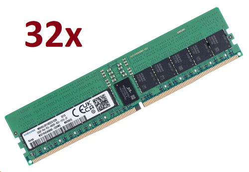 32x 32GB 1TB 4800MHz DDR5 ECC REG RAM für Fujitsu Primergy RX2530 M7 ...