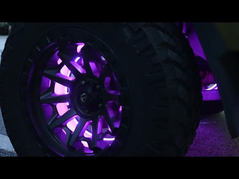 4X Car 15.5'' RGB LED Wheel Ring Rim Lights Kit APP Bluetooth for Chevy ...