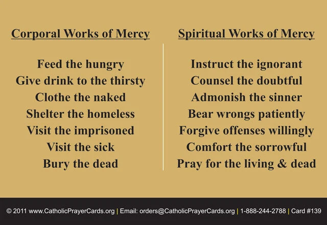 Spiritual Works Of Mercy Comfort The Sorrowful