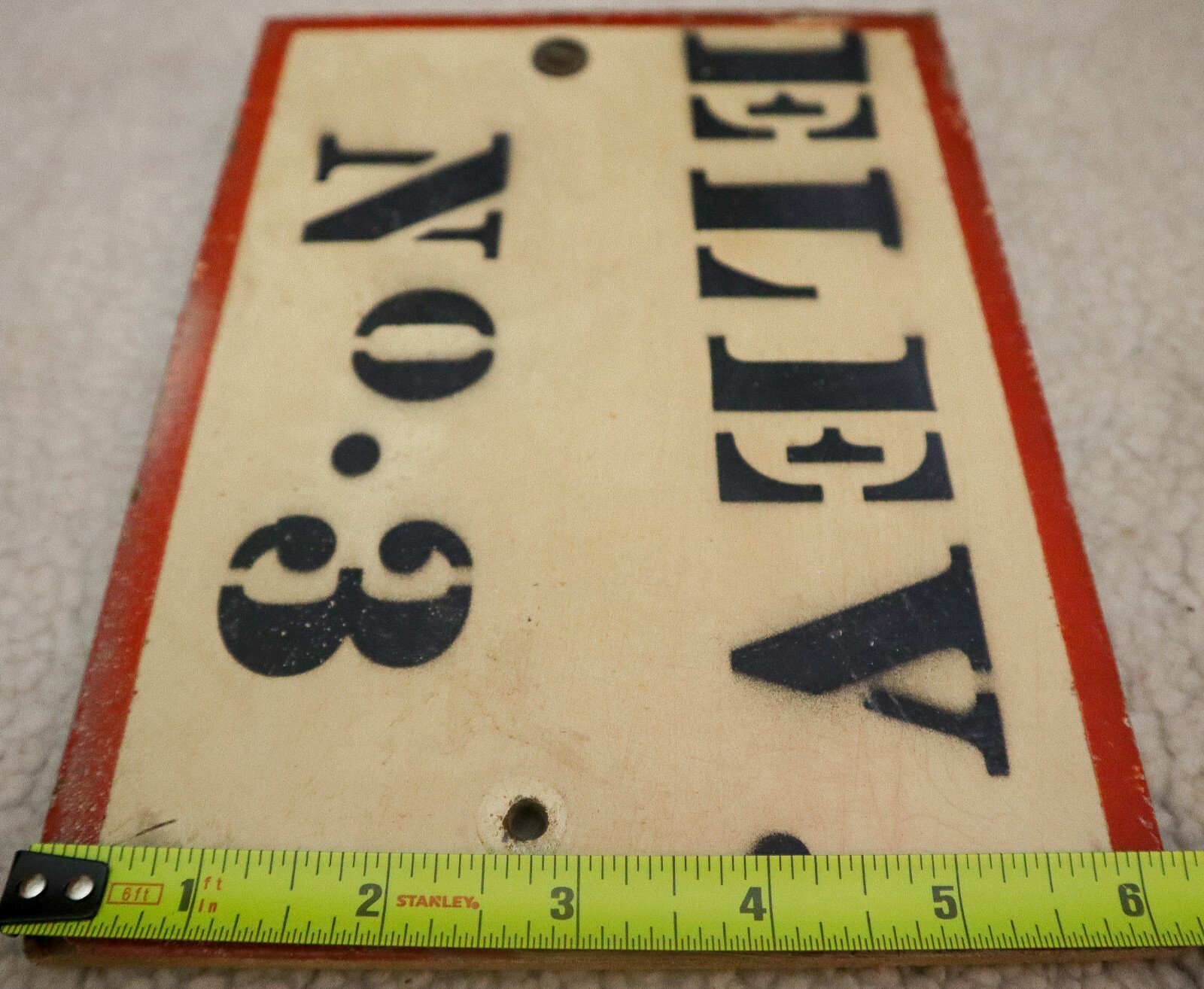 Antique Elevator Sign Painted Wood | eBay