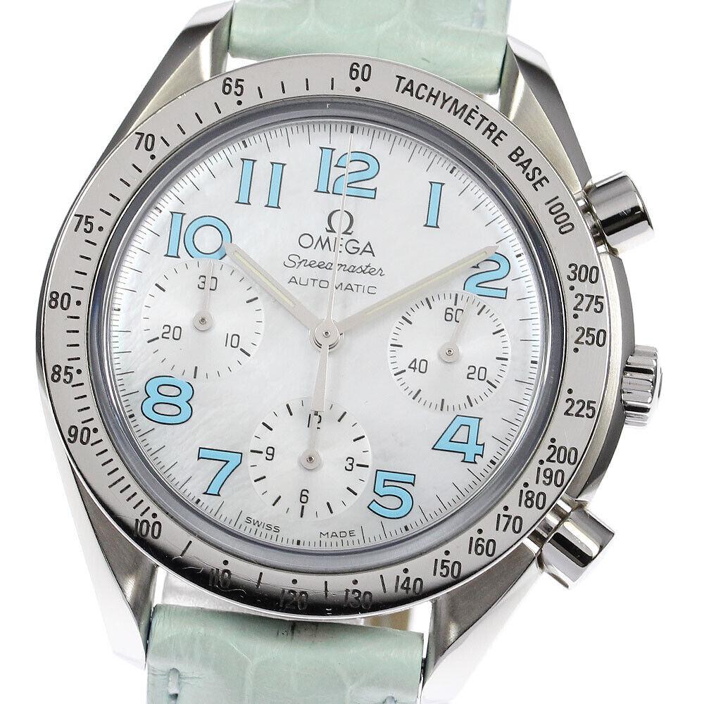OMEGA Speedmaster White Mother of Pearl Men's Watch - 3802.71.53 for ...