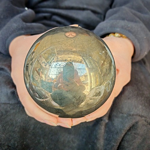 5.39LB Natural quartz sphere with pyrite | eBay