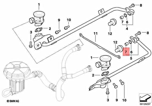 Genuine BMW E34 E36 E38 E39 E46 E53 Cylinder Bottom Housing OEM ...