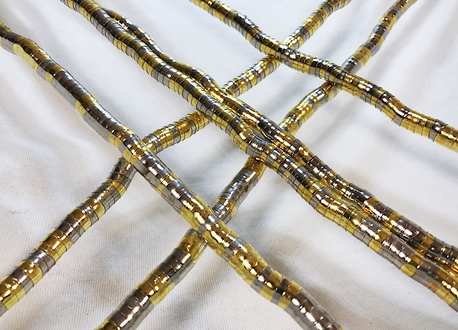 Snake Chain Metal Flexible Bangle Bendable Bendy Necklace Bracelet ...