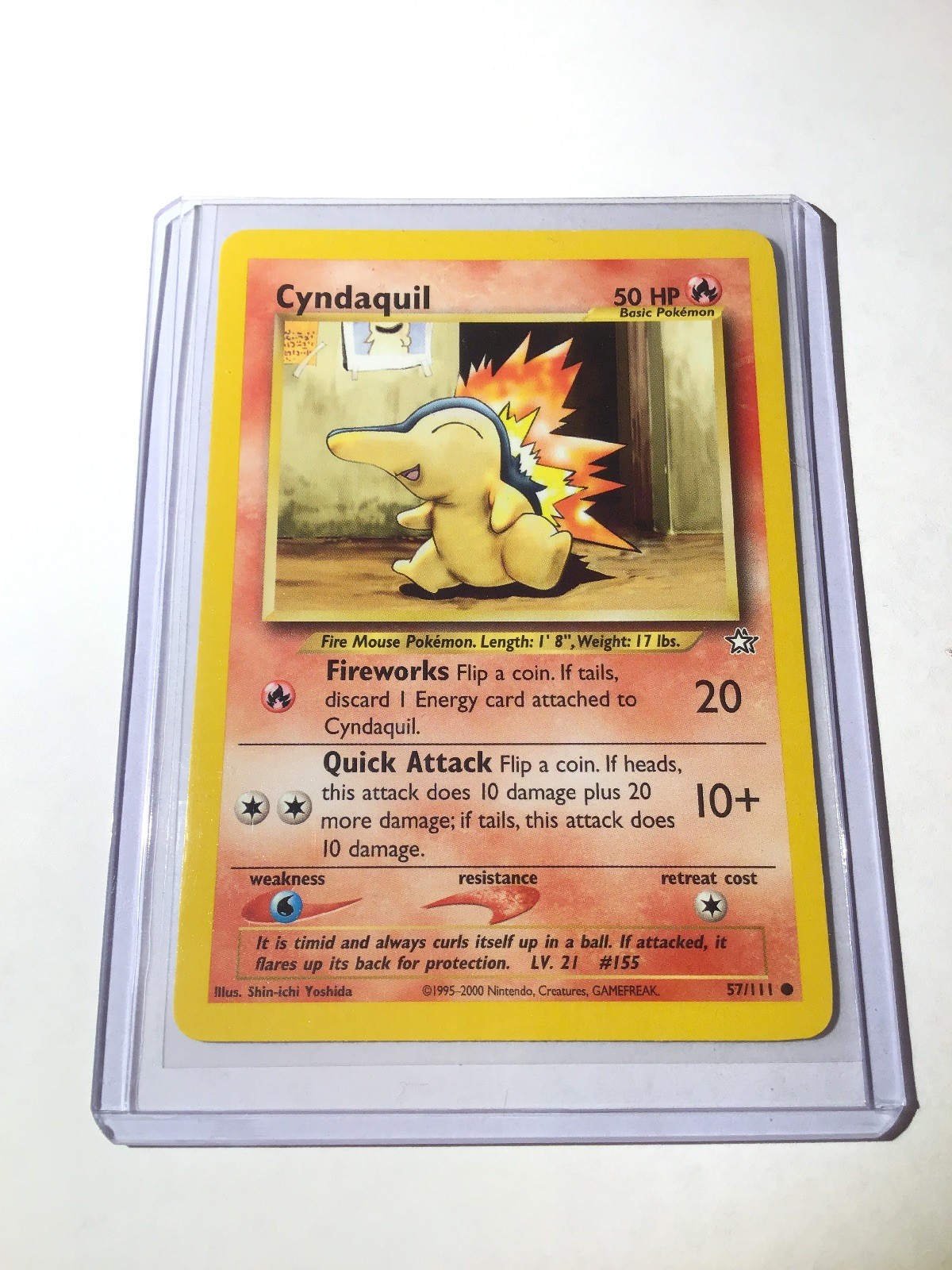 CYNDAQUIL - Neo Genesis Set - 57/111 - Common - Pokemon Card ...