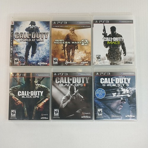 Bundle 6 Call Of Duty Black Ops 1 2 Ghosts Modern Warfare 2 3 World At ...