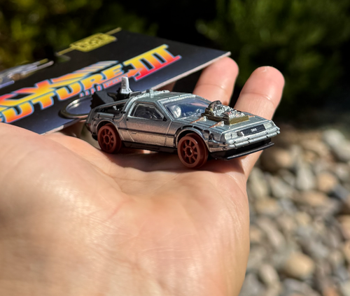 Back to the Future Part III DeLorean Keychain Movie Car Key Ring Time ...