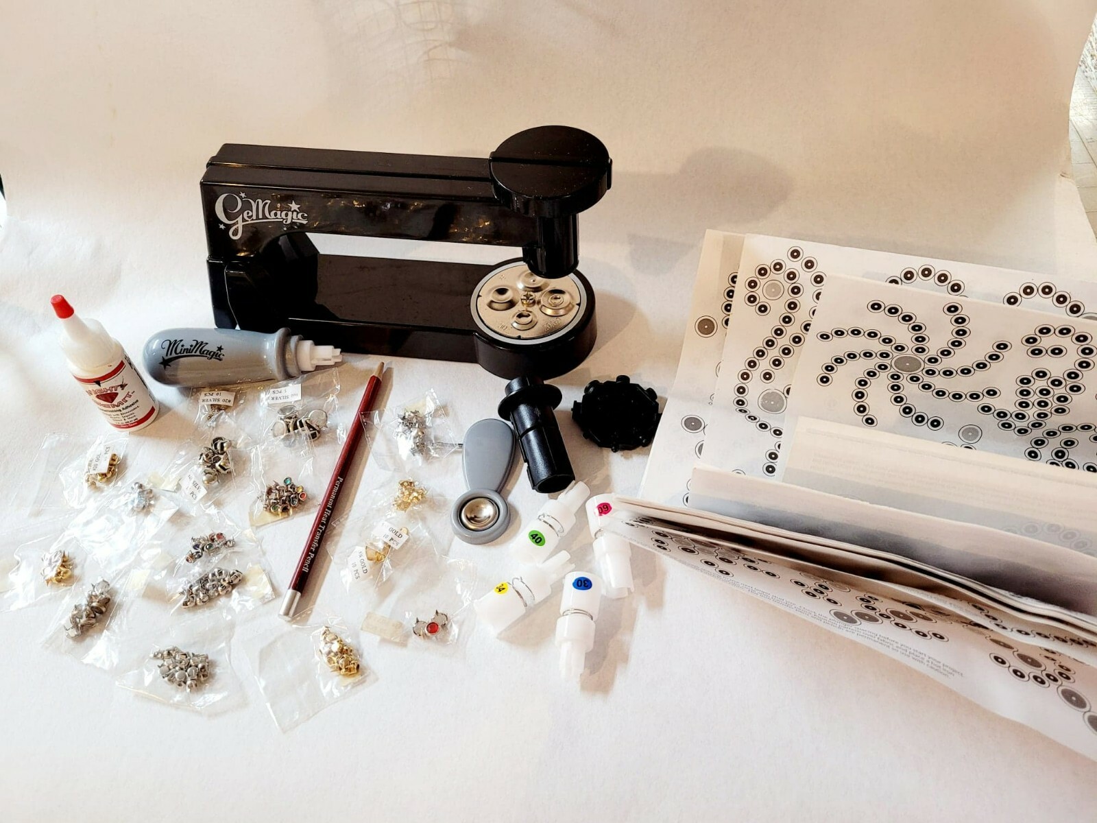 Cathy Mitchell's GeMagic Stud Setting Machine with accessories | eBay