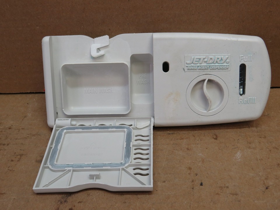 GE Dishwasher Detergent Dispenser (Lt. wear) Part # WD12X10162 | eBay