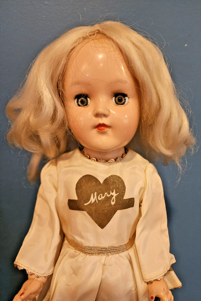 Vintage 1952 Ideal Toni Doll P-91 Doll 16” with Mary Hartline Dress ...