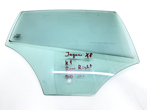 2009-2015 JAGUAR XF REAR RIGHT PASSENGER SIDE DOOR WINDOW GLASS GENUINE ...