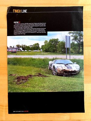2004 Print Article Ford GT Supercar Crash Photo | eBay