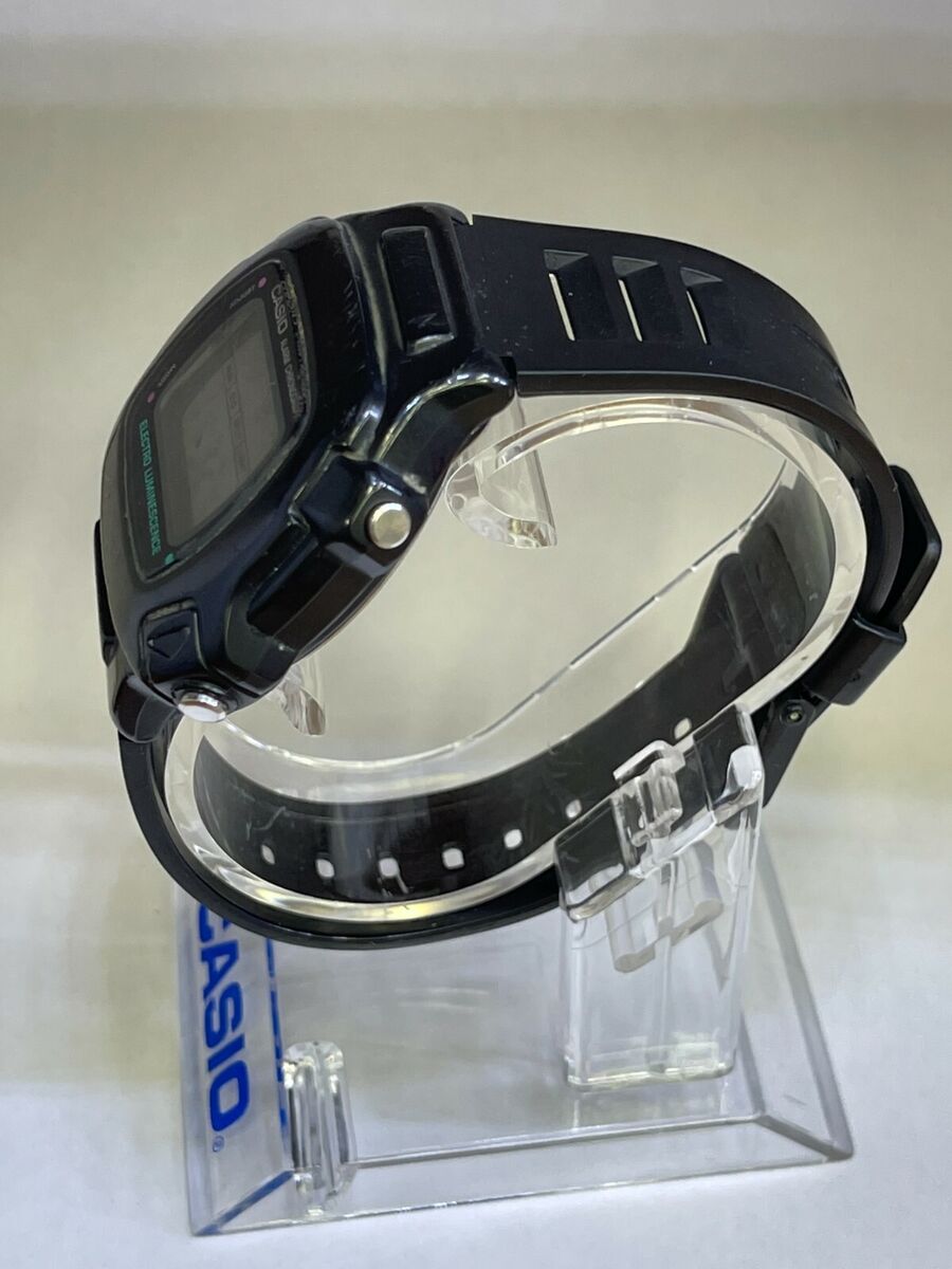 Used Vintage Casio W-740-1VS Mens Black 100m Digital Watch Used Vintage Casio W-740-1VS Mens Black 100m Digital Watch