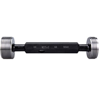 M27 x 2 thread plug gage 6H GO NOGO 100% calibrated by expedited DHL ...