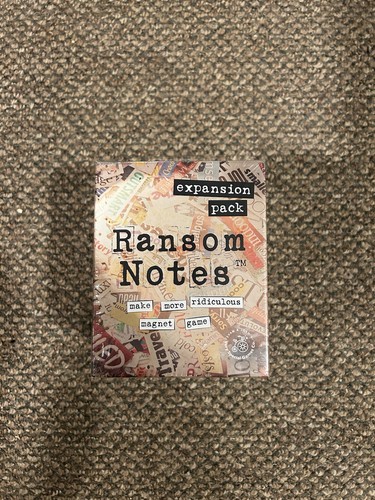 Ransom Notes - The Ridiculous Word Magnet Party Game & Expansion Pack ...