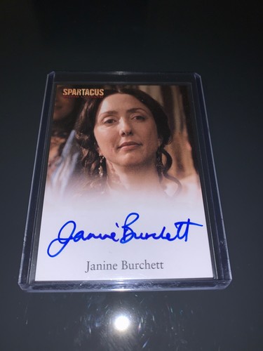Janine Burchett As Domitia Authentic Autograph Card In Spartacus Blood ...