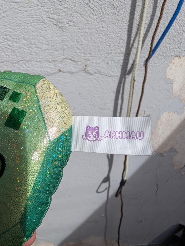 Aphmau Meemeows Emerald Cat Bag Clip Keychain Plush | eBay