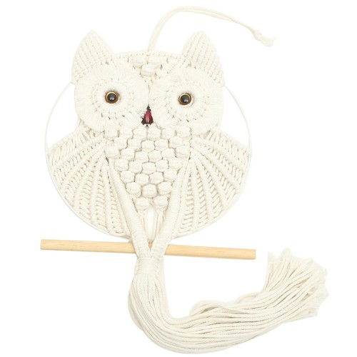 Hibou Macramé Tissé Décoration Murale Macramé Tenture Murale Tapisserie ...