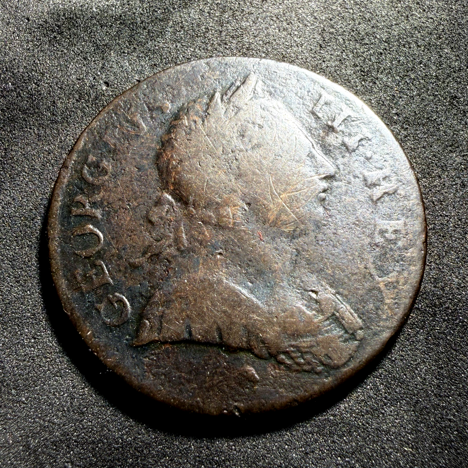 1772 George III UK Halfpenny Copper Coin – Nice Grade - British ...