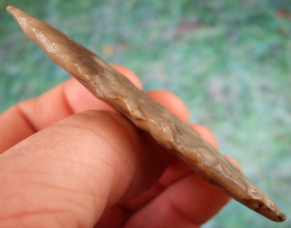 Super Fine Semi-Trans Multi-Fluted Pennsylvania Clovis Point with COA Arrowheads | eBay