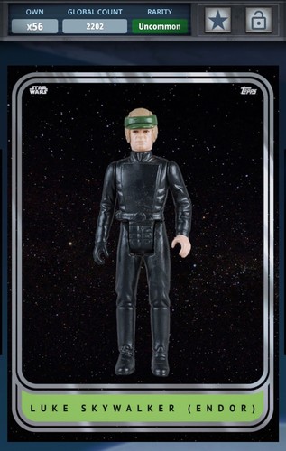 Star Wars Card Trader DIGITAL VCS Vintage Collector Series Green ENDOR ...