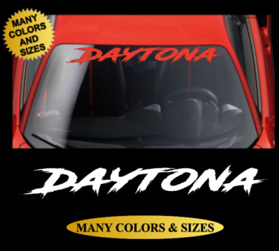 Text Daytona Windshield Vinyl Decal Sticker Banner For Fit Car Pick Up ...