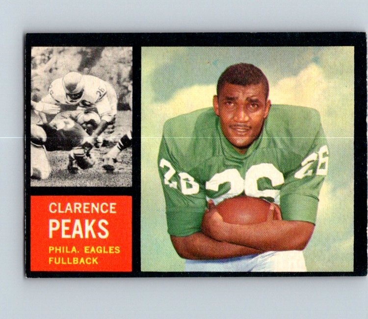 1962 TOPPS FOOTBALL #118 CLARENCE PEAKS NRMT JN | eBay