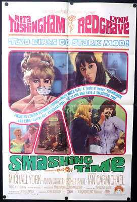 Smashing Time - 1968 Original One Sheet Movie Poster. Musical, Lynn Redgrave | eBay