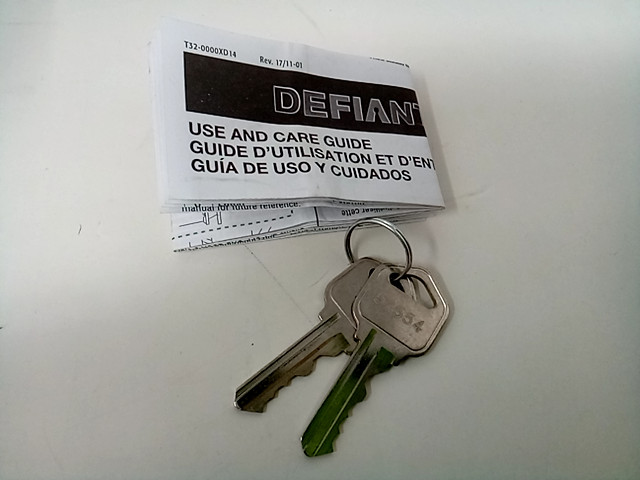 Defiant Freedom Matte Black Keyed Entry Door Handle | eBay
