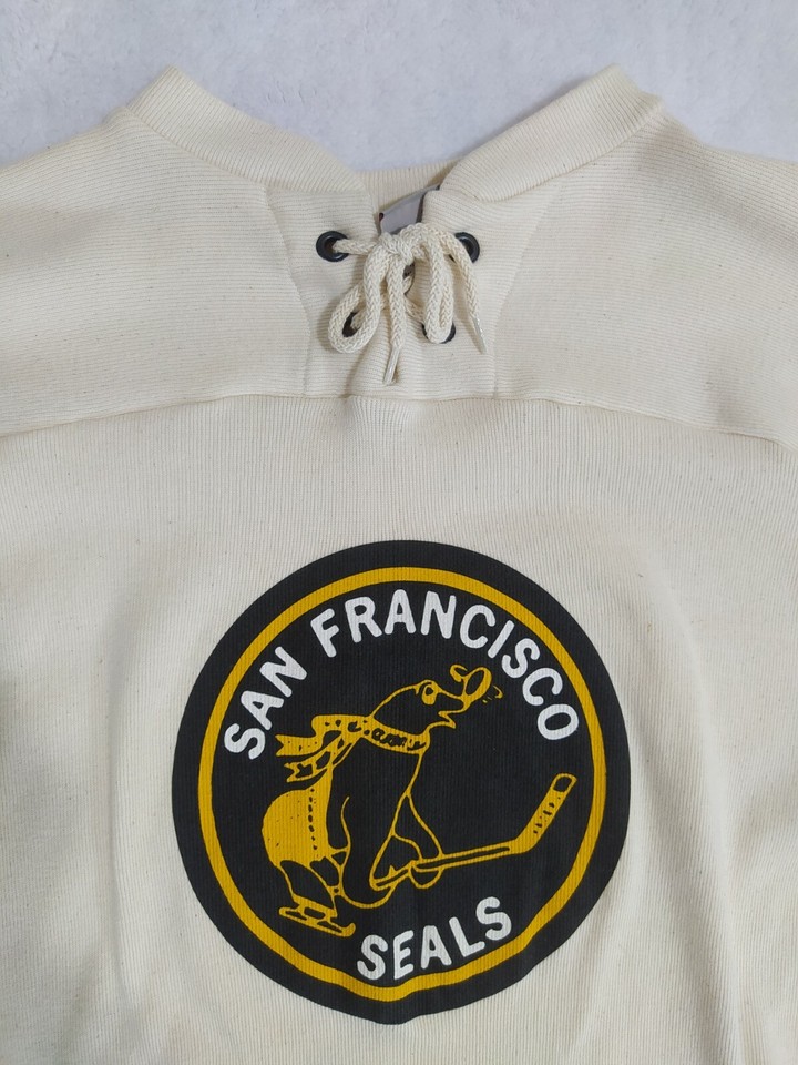 Ebbets Field Flannels Vintage Authentic San Fransico Seals Hockey Knit ...