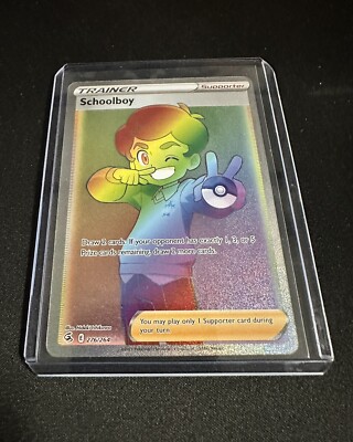 Pokémon TCG Schoolboy Fusion Strike 276/264 Holo Secret Rare | eBay