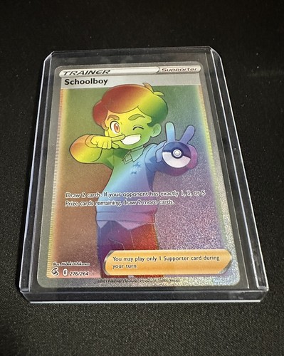 Pokémon TCG Schoolboy Fusion Strike 276/264 Holo Secret Rare | eBay