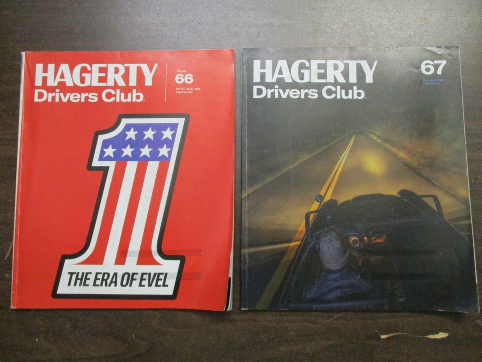 LOT OF 5 HAGERTY DRIVERS CLUB MAGAZINES 2021 YEAR MARCH-DECEMBER 66 67 ...