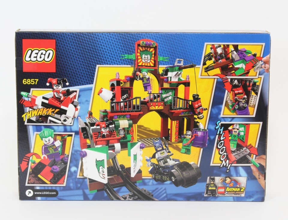 NEW Lego DYNAMIC DUO FUNHOUSE ESCAPE Set 6857 Batman Robin Harley Quinn ...