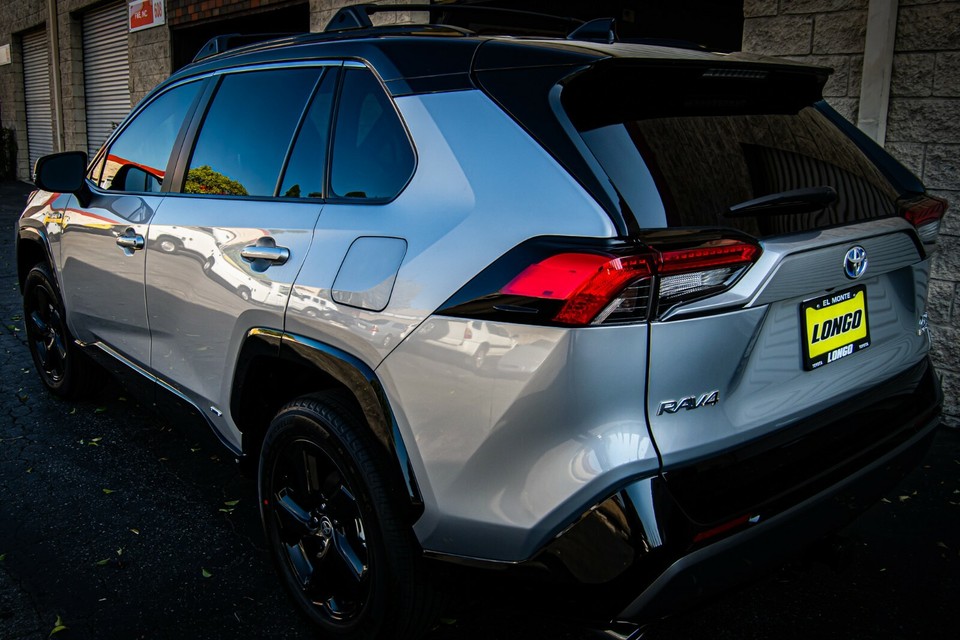 2019-2025 Toyota RAV4 Chrome Delete Vinyl Wrap Overlay – Matte Black | eBay