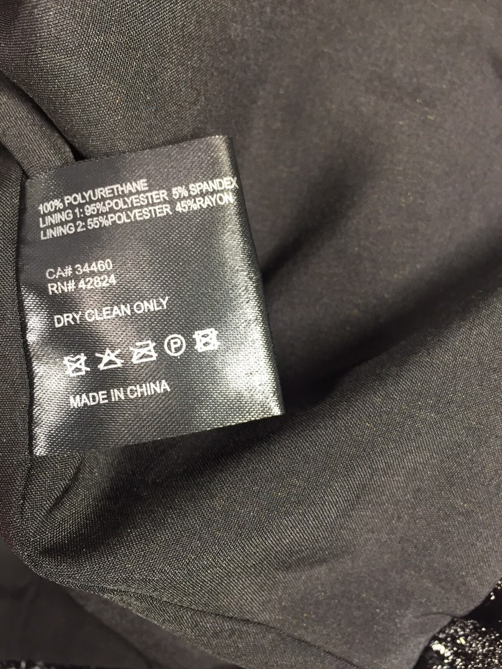 Veda Baby Jane Cropped Moto Jacket Glossy Black Vegan Leather Sz M NWT ...