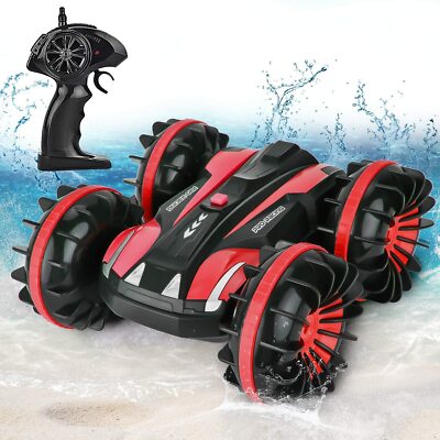 Waterproof Remote Control Car Boat Truck for Kids Water RC Car RC Stunt ...