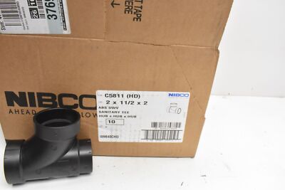 Nibco Sanitary Tee 2" X 1-1/2" X 2" C5811 (Lot of 10) | eBay
