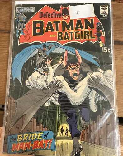Lot of 5 Detective Comics 1970 Batman Issues #389 #401 #407 #410 #413 ...