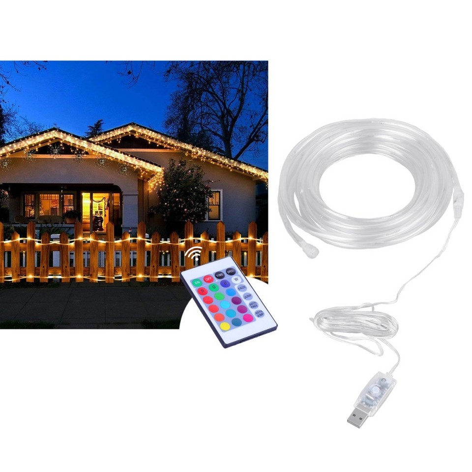 5 M Led Batten Light Tube Color Changing Lamp Deck Lights Outdoor ...